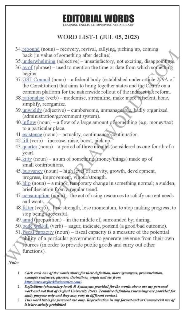 The Hindu Editorial (An incomplete reform) – Jul 05, 2023 - Editorial Words