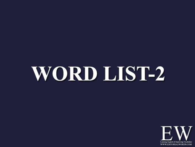 Daily Word Lists PDF-09MAY26 - Editorial Words